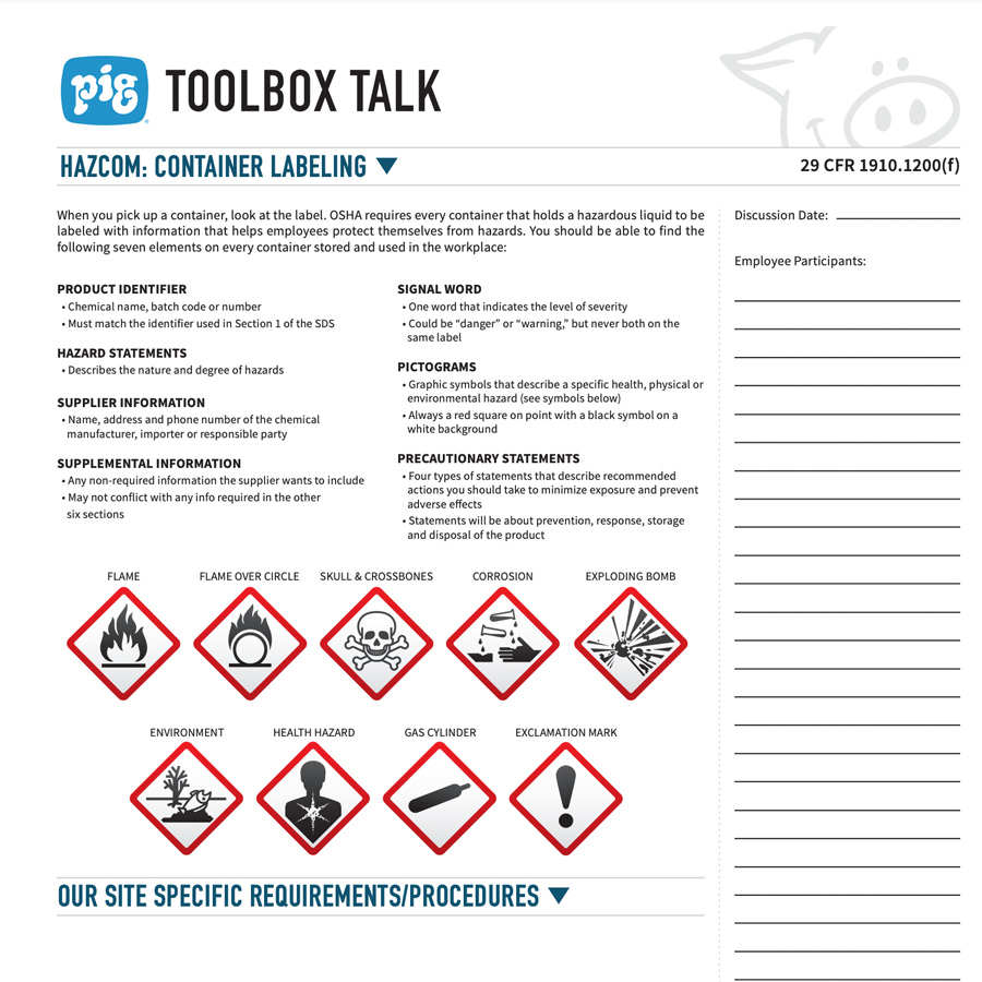 PIG Toolbox Talks - Expert Advice