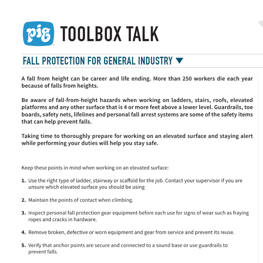 PIG Toolbox Talks - Expert Advice