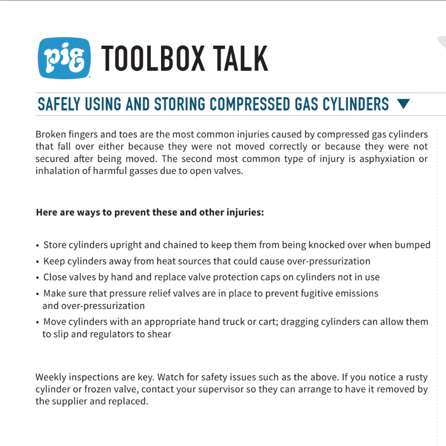 Securing Compressed Gas Cylinders
