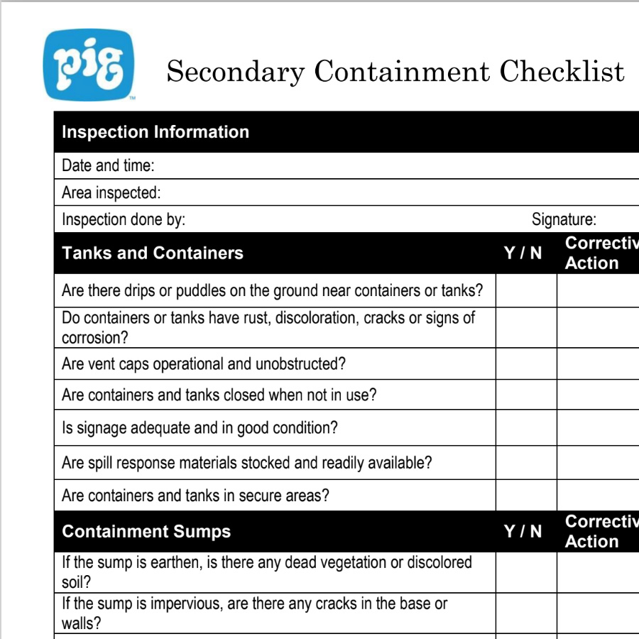 Secondary Containment Systems and Regulations - Expert Advice