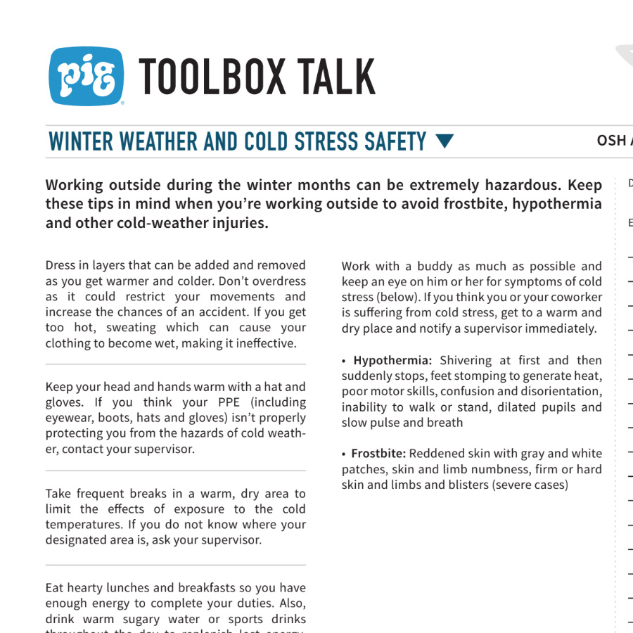 Toolbox Talk: Heat-Related Illnesses - Expert Advice